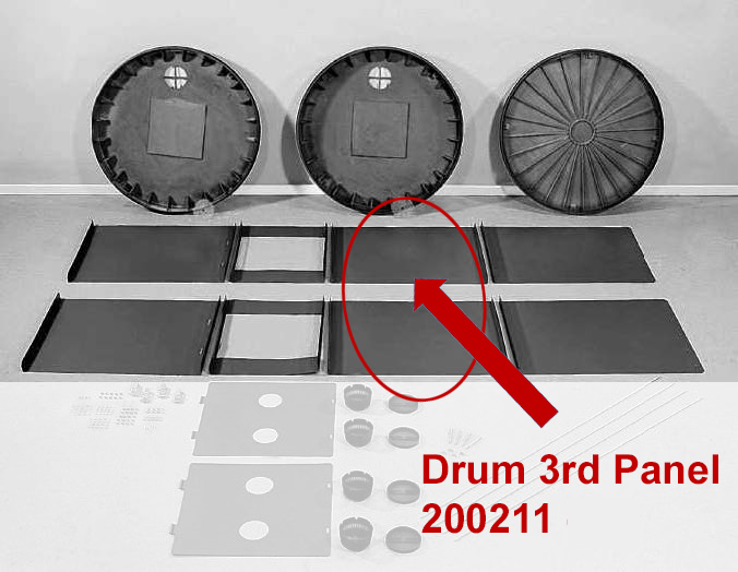 Replacement End Section for Mantis ComposT-Twin Composter. - Mantis.com